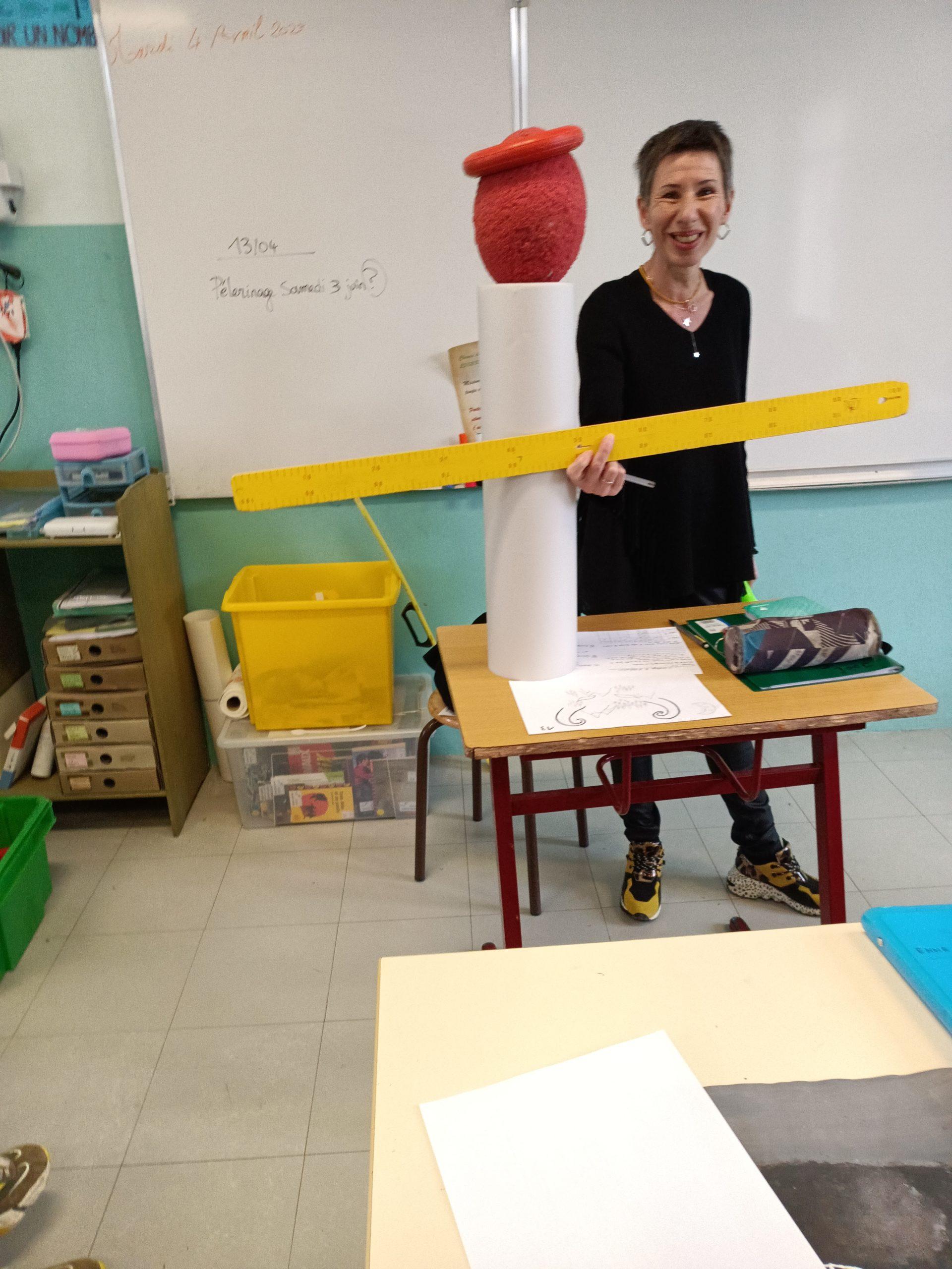 Défi artistique en CM2 - Ecole Sainte Marie Fuveau